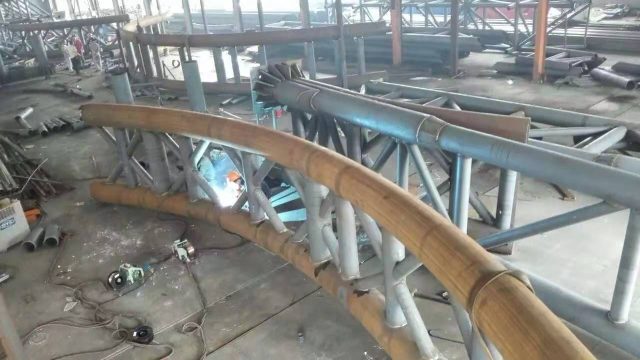 Large Span Steel Pipe Trusses Structure - Well Screen & Casing, Steel ...