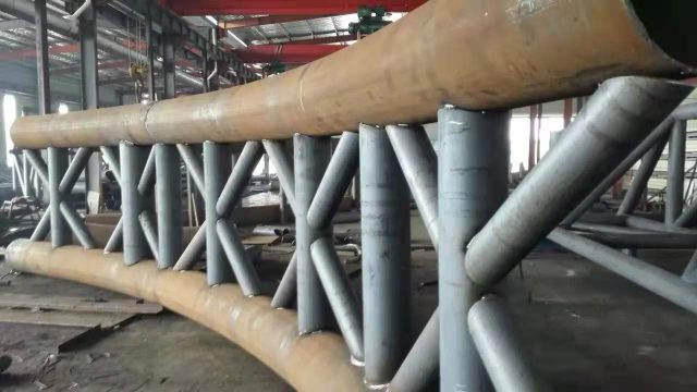 Large Span Steel Pipe Trusses Structure - Well Screen & Casing, Steel ...