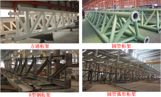 Steel Pipe Roof Trusses for construction - Well Screen & Casing, Steel ...