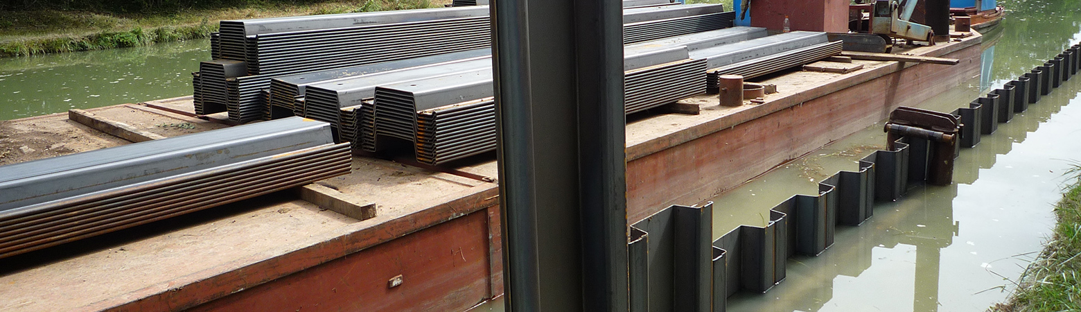 Omega Type Sheet Piles - Well Screen & Casing, Steel Pile pipe ...