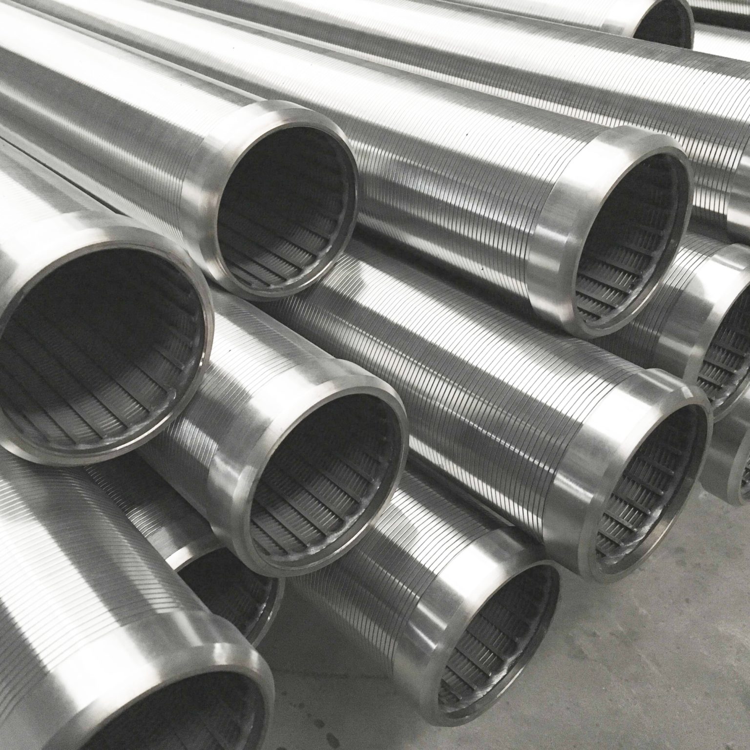 V-Wire Wedge Water Well Screen - Well Screen & Casing, Steel Pile pipe ...