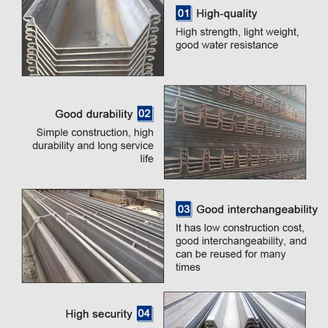 JIS 5528 Steel Sheet Piles : SY295, SY390, SYW295 steel grades - Well ...