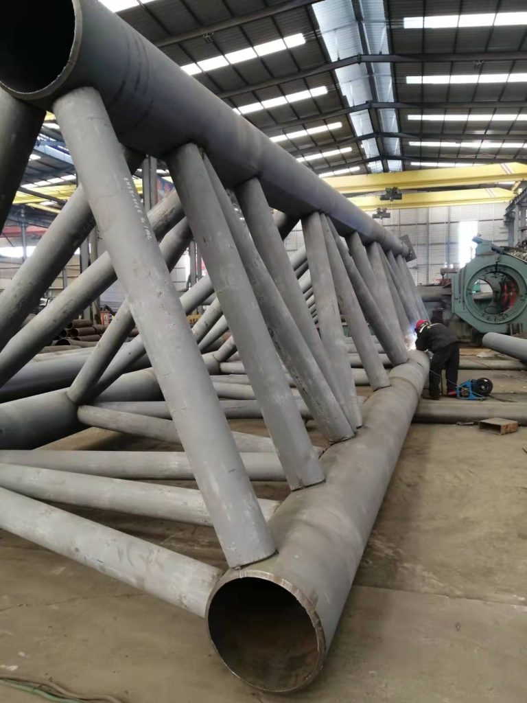 Steel Bend Pipe Roof Truss – Long-Span Steel Structures - Well Screen ...